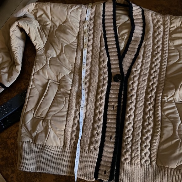 Commense | Jackets & Coats | Commense Quilted And Knit Nylon Jacket M ...